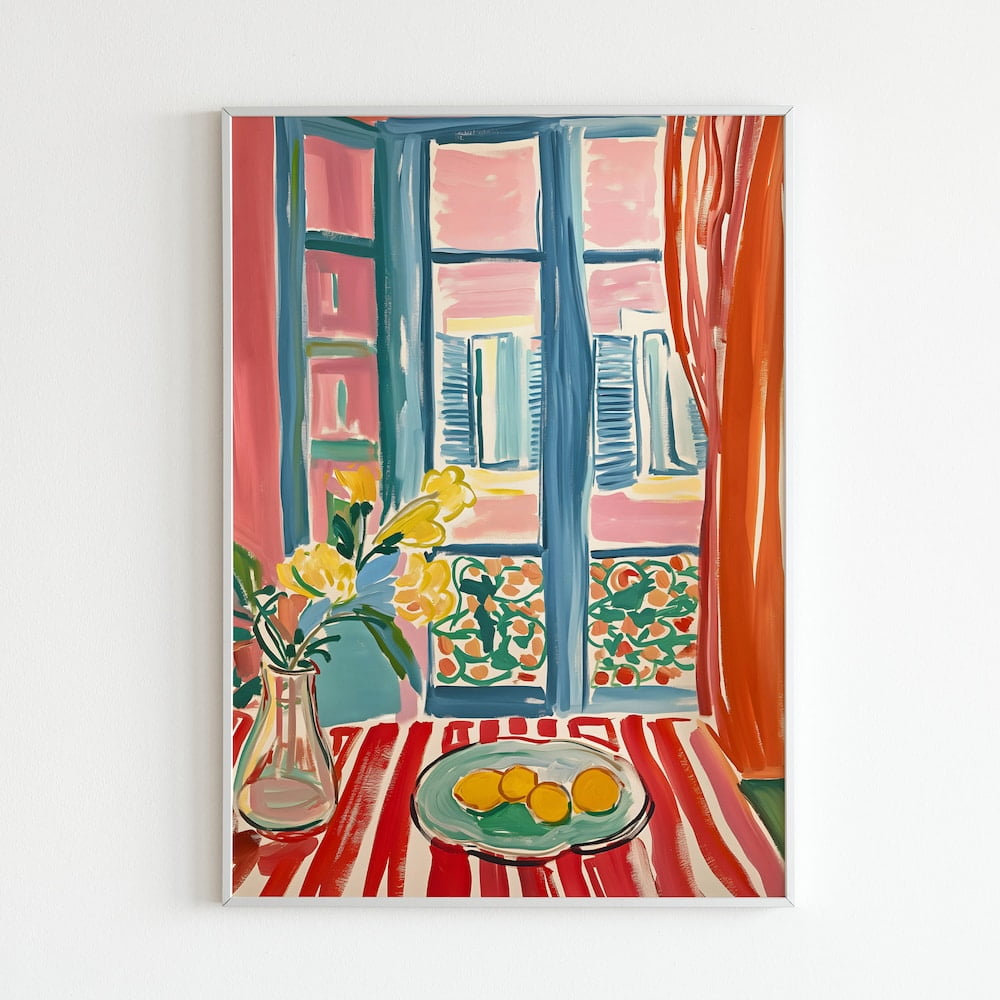 Henri Matisse Open Window Poster, City View With Flowers Art Print ...