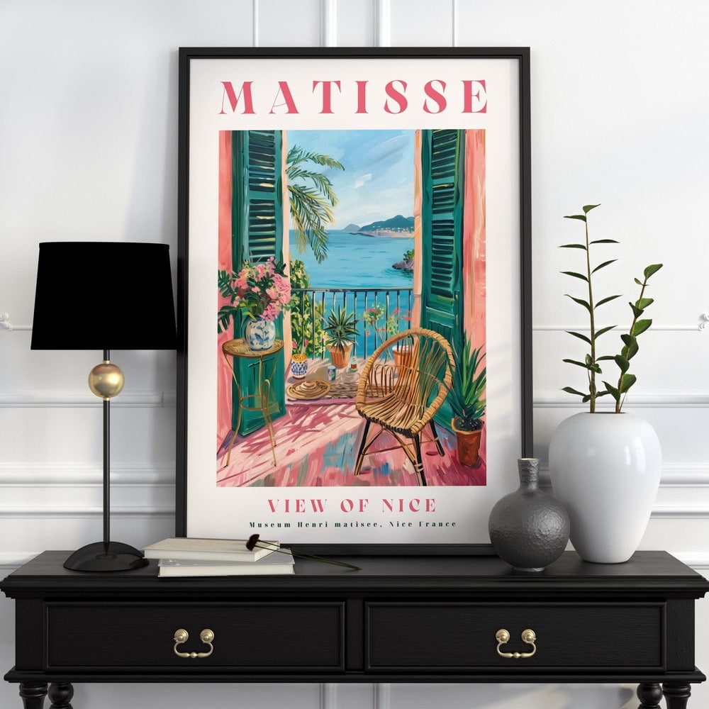 Henri Matisse Open Window Poster, Henri Matisse Wall Art Decor, Matisse ...