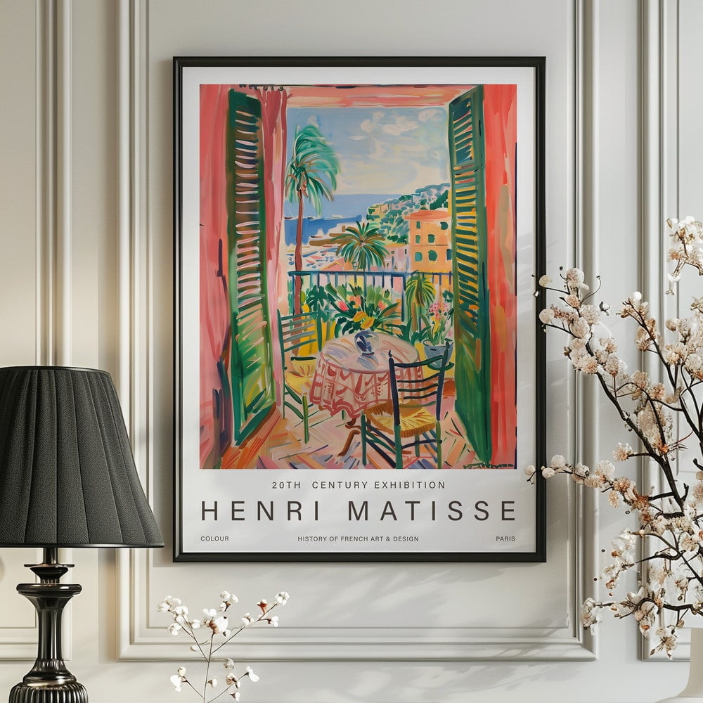 Henri Matisse Open Window Print - Aesthetic Matisse Poster For Modern ...