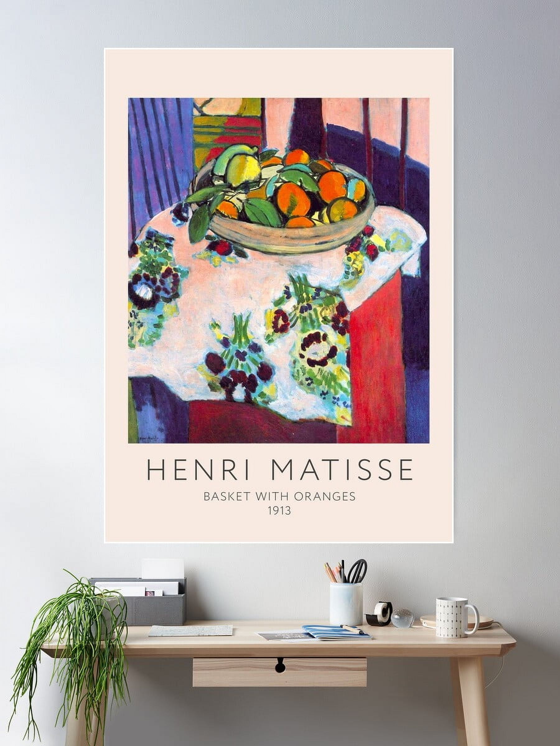 Henri Matisse Oranges Still Life Oil Painting, 1913 Poster Wall Art ...