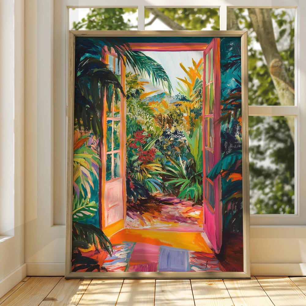 Henri Matisse Patio Floral Art - Exhibition Print - Gallery Print ...