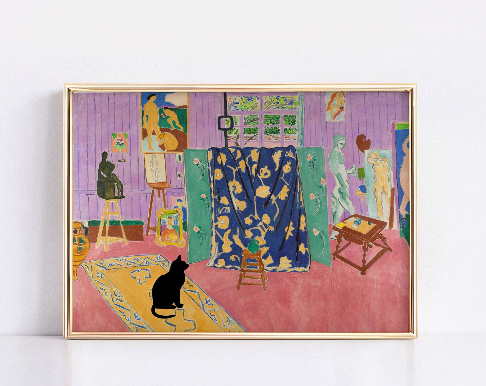 Henri Matisse Pink Studio 1911 Poster, Henri Matisse poster, Exhibition ...