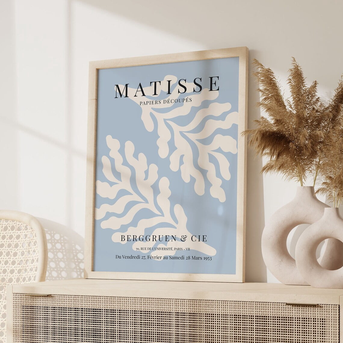Henri Matisse Poster, Blue Matisse Print, Home Decor, Preppy Living ...