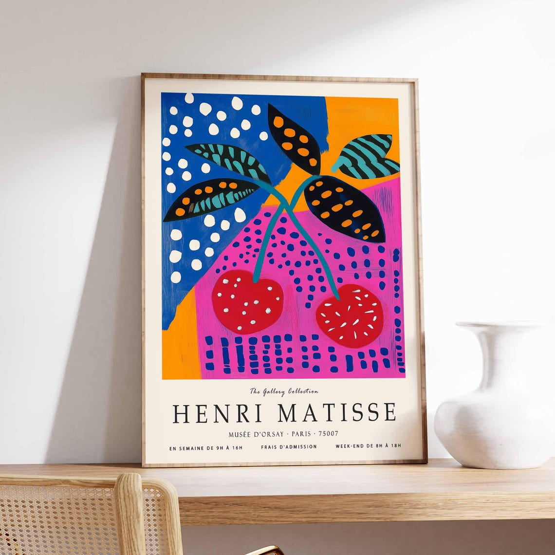 Henri Matisse Poster, Cherry Print, Matisse Decor, Floral Wall Art ...