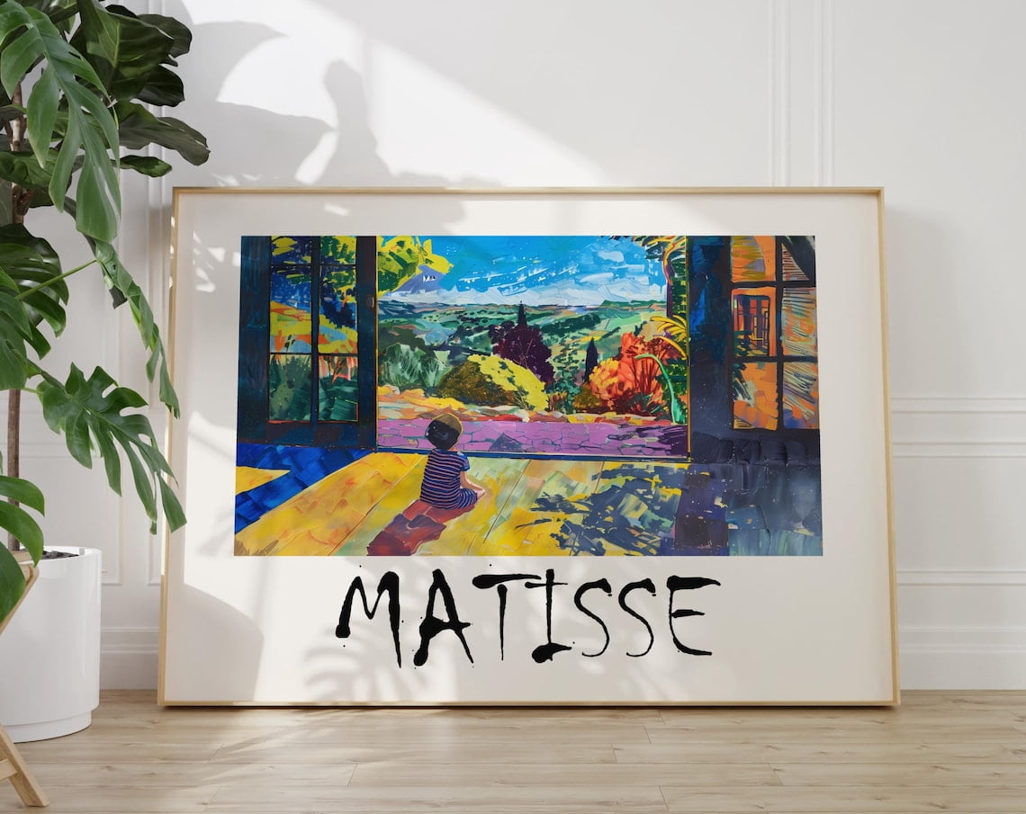 Henri Matisse Poster - Child - Aesthetic Wall Art As Colorful Matisse ...