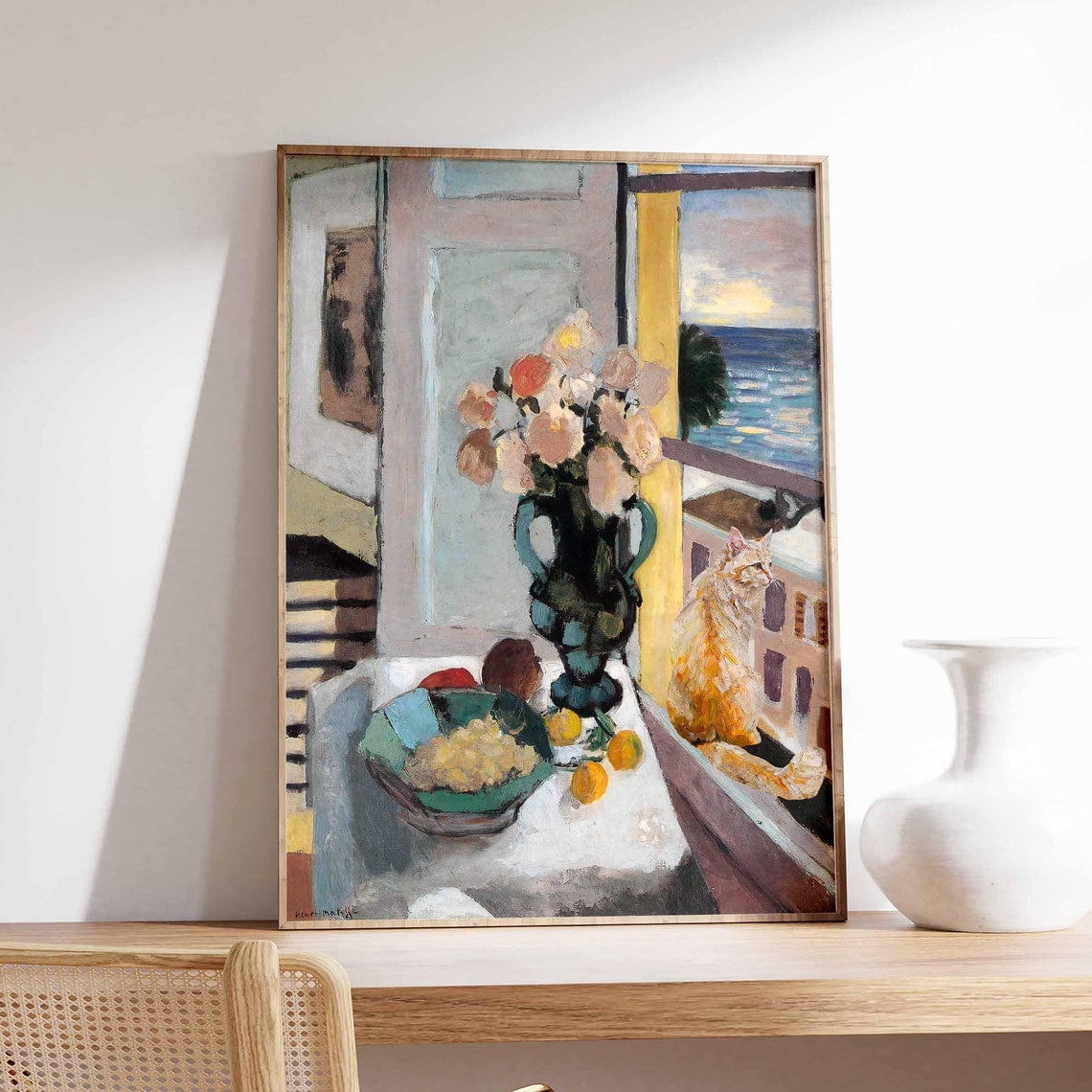 Henri Matisse Poster, Flowers In Front Of A Window, Matisse Floral ...