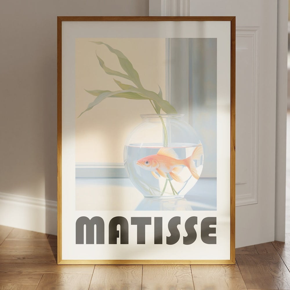 Henri Matisse Poster - Goldfish - High-Quality Poster As Henri Matisse ...