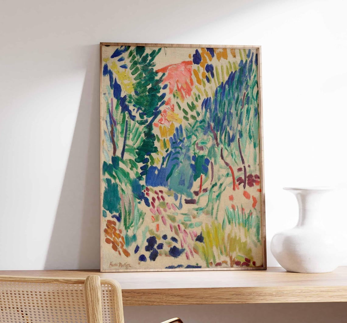 Henri Matisse Poster, Landscape Near Collioure, Matisse Floral Print ...