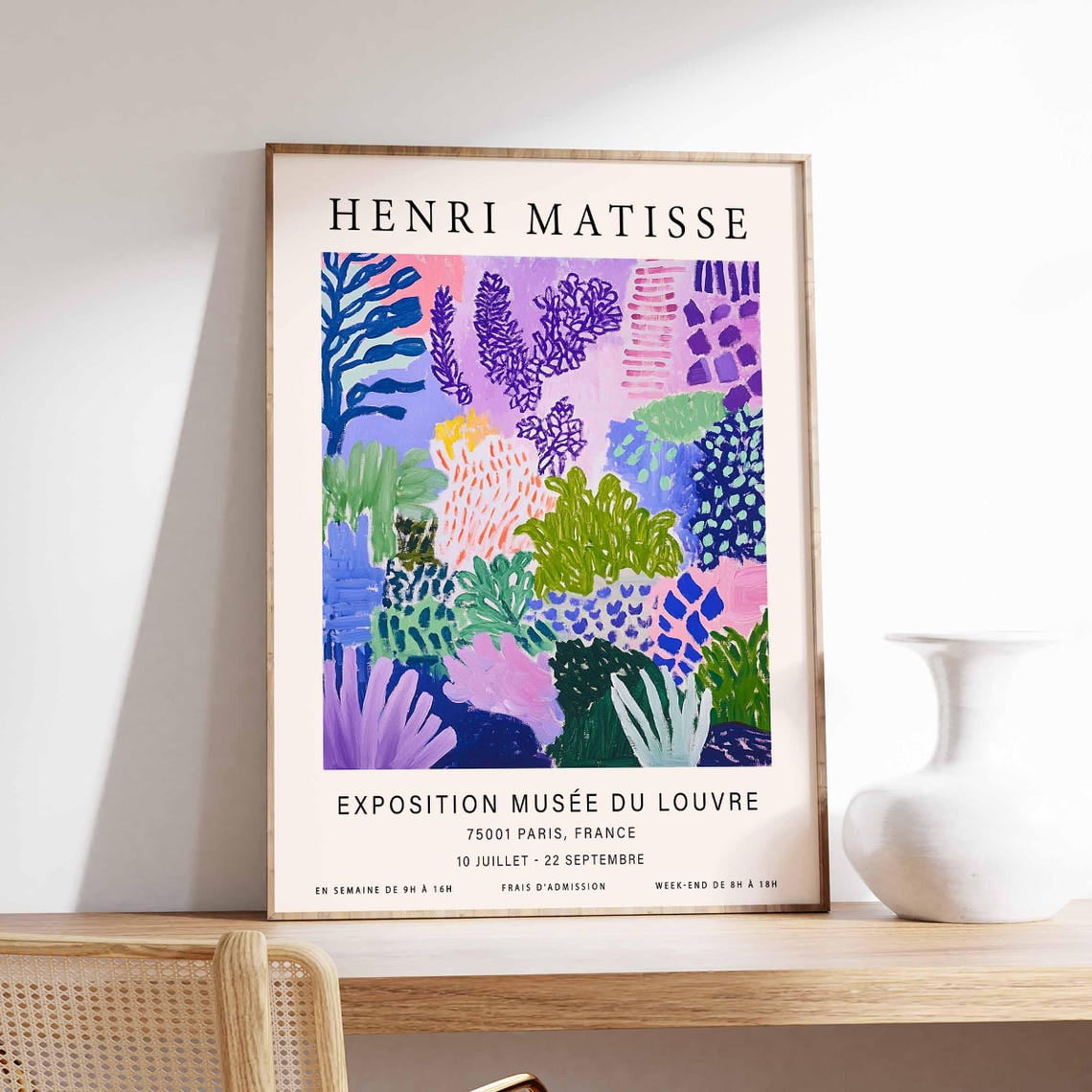 Henri Matisse Poster, Matisse Decor, Floral Wall Art, Boho Decor ...