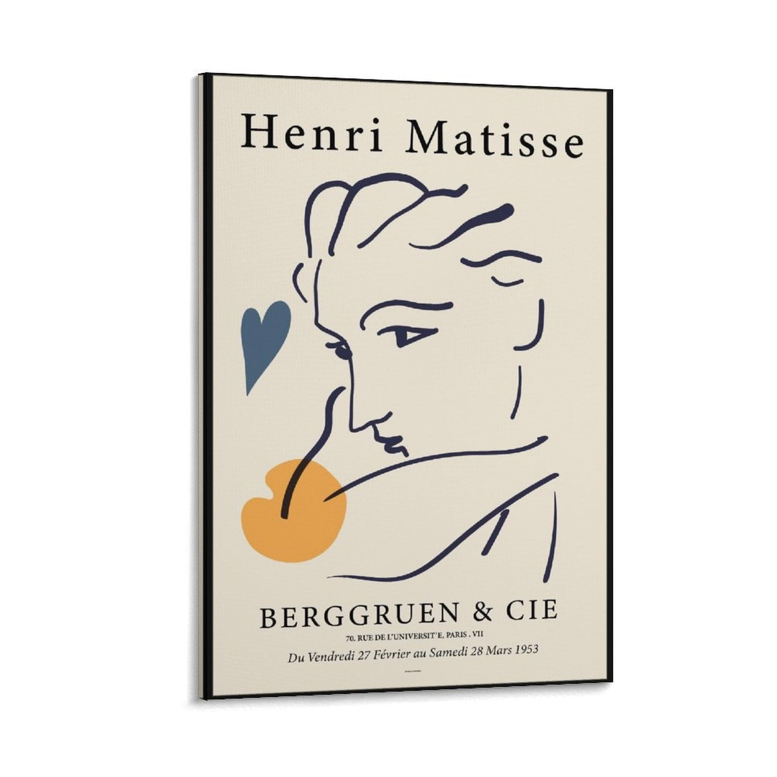 Henri Matisse Poster, Matisse Face Line Print Posters Artworks Picture ...