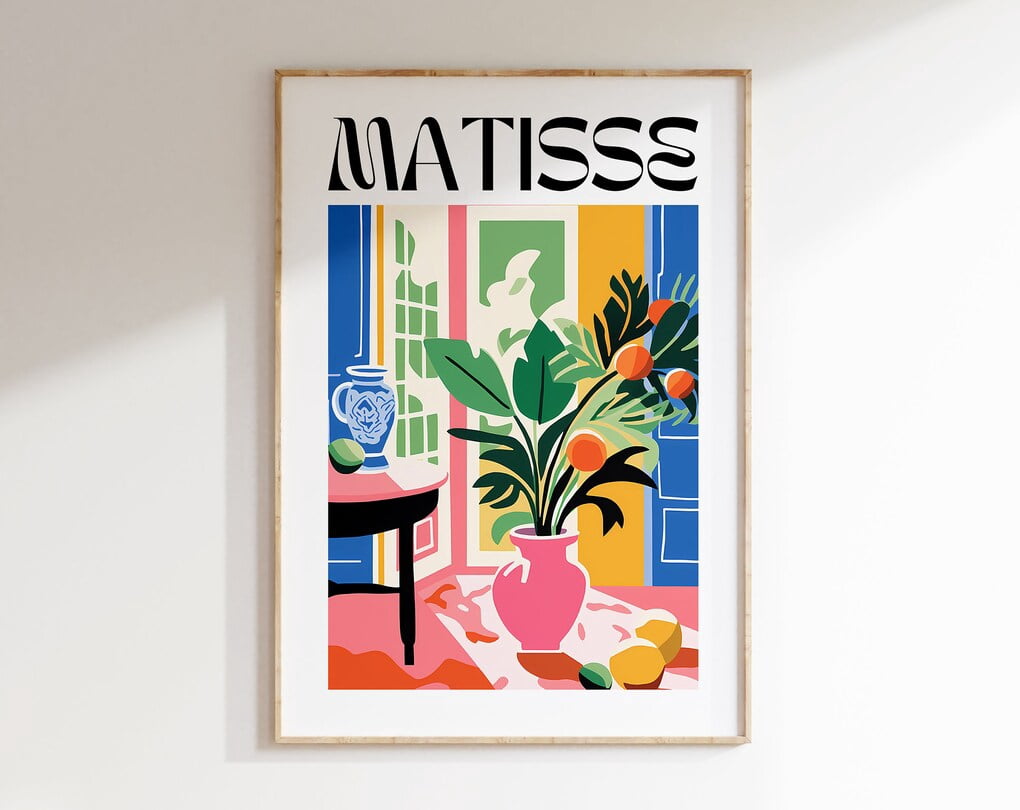 Henri Matisse Poster - Minimalist Wall Art, Matisse Mueseum Print ...