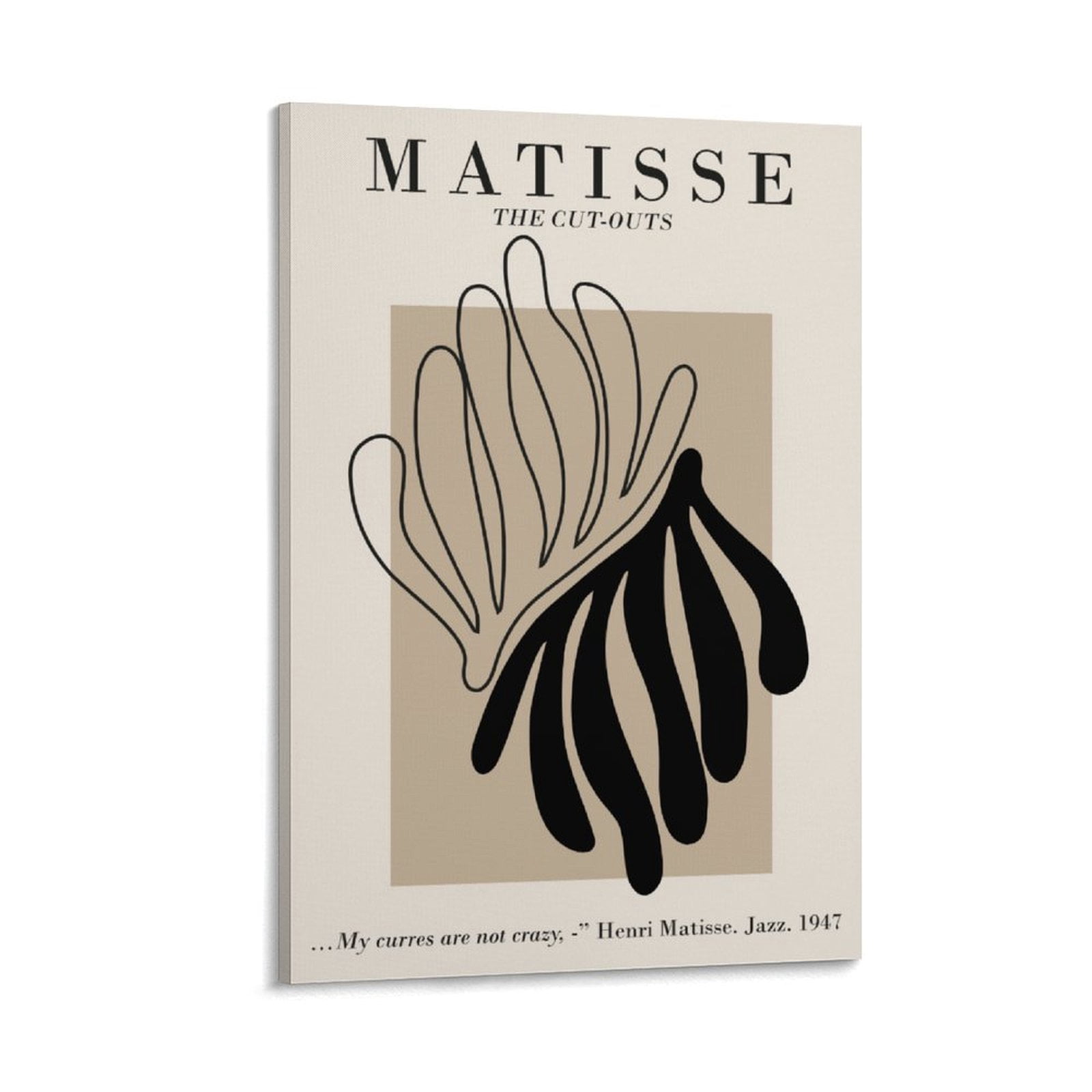 Henri Matisse Poster Multicolored Abstract Leaf Wall Art Picture ...