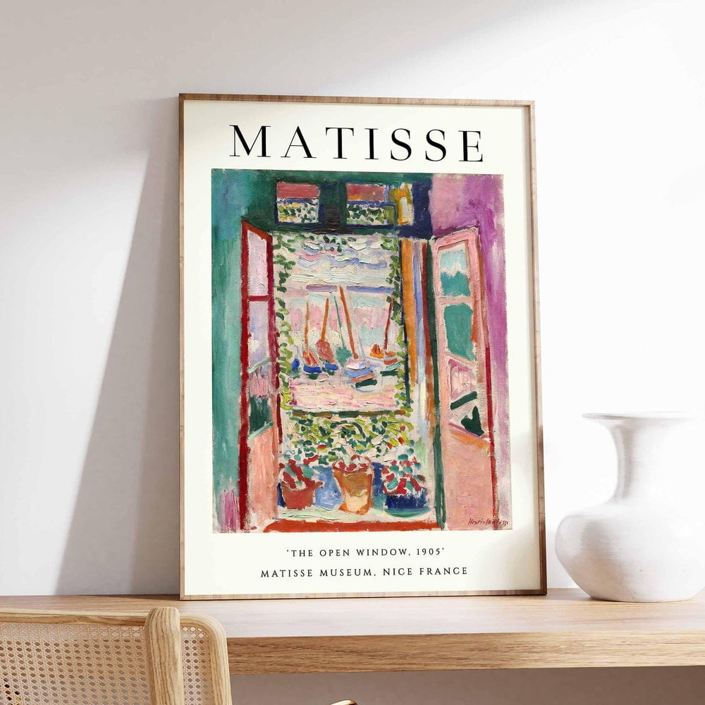 Henri Matisse Poster, Open Window - Collioure, Matisse Floral Print ...