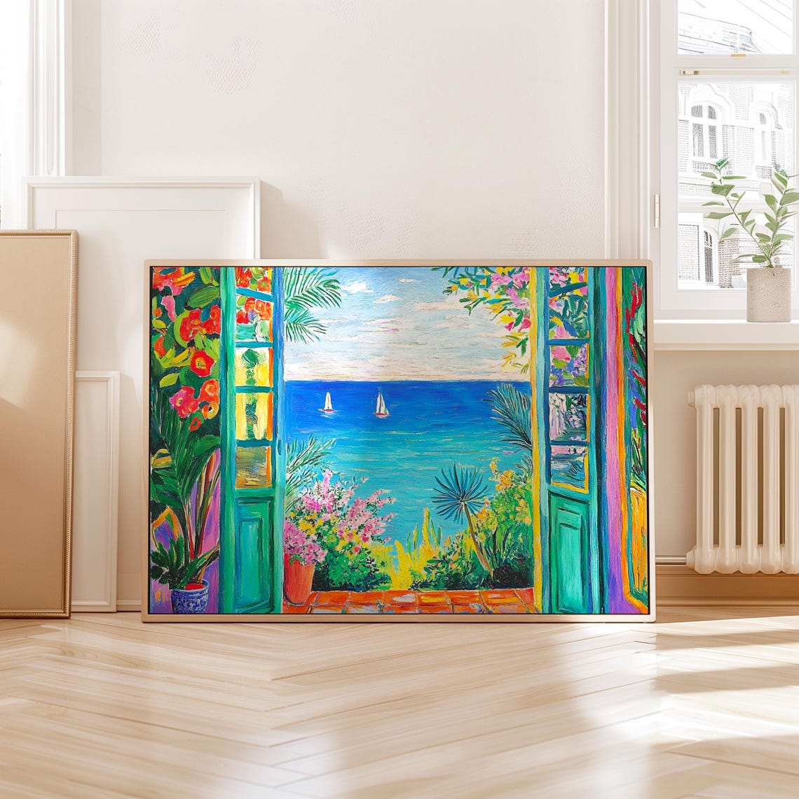 Henri Matisse Poster, The Open Window, Floral Poster, Summer Landscape ...