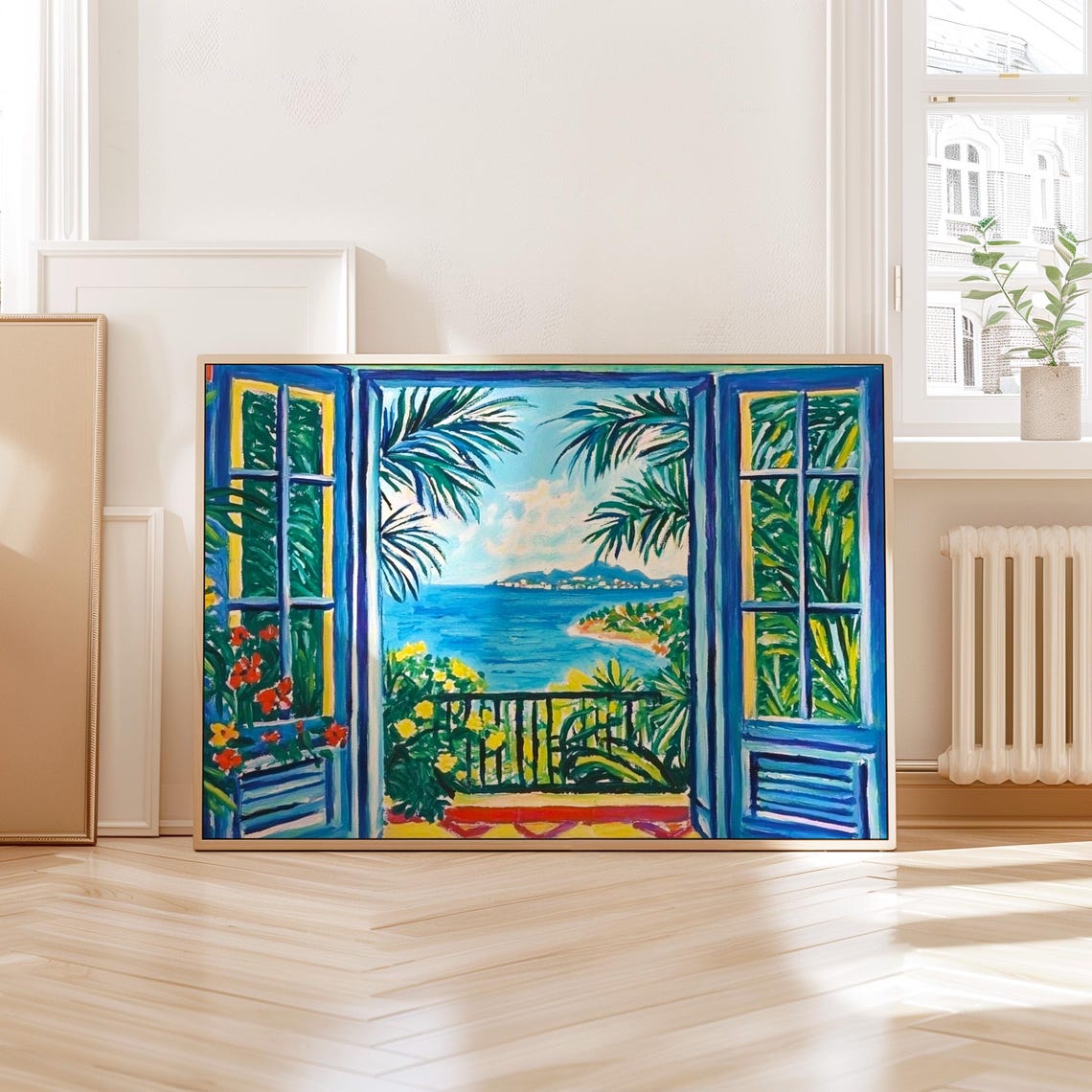 Henri Matisse Poster, The Open Window, Floral Poster, Summer Landscape ...