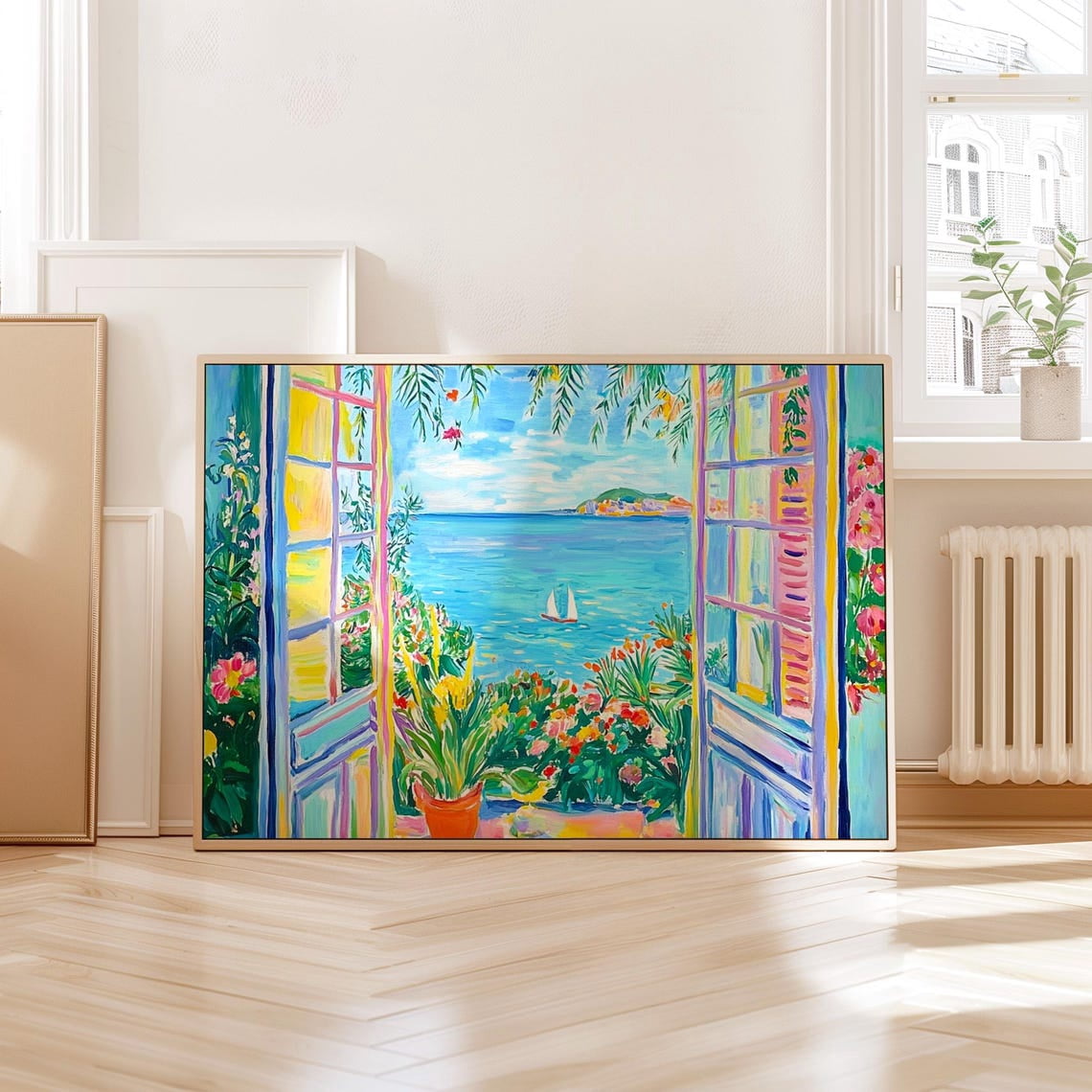 Henri Matisse Poster, The Open Window, Floral Poster, Summer Landscape ...