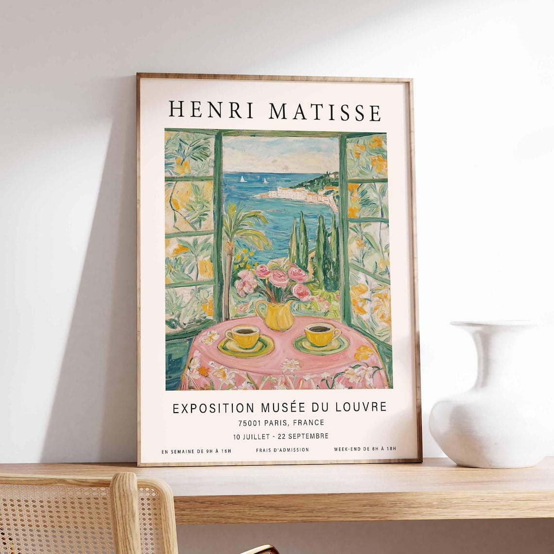 Henri Matisse Poster, The Open Window, Matisse Decor, Floral Wall Art ...