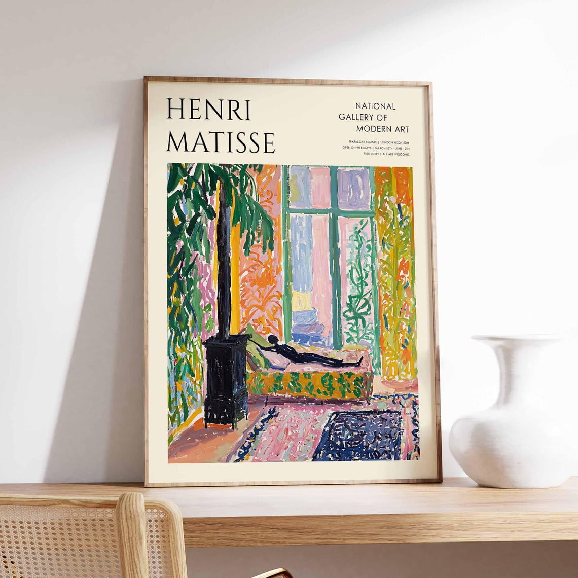Henri Matisse Poster, The Open Window, Matisse Decor, Floral Wall Art ...