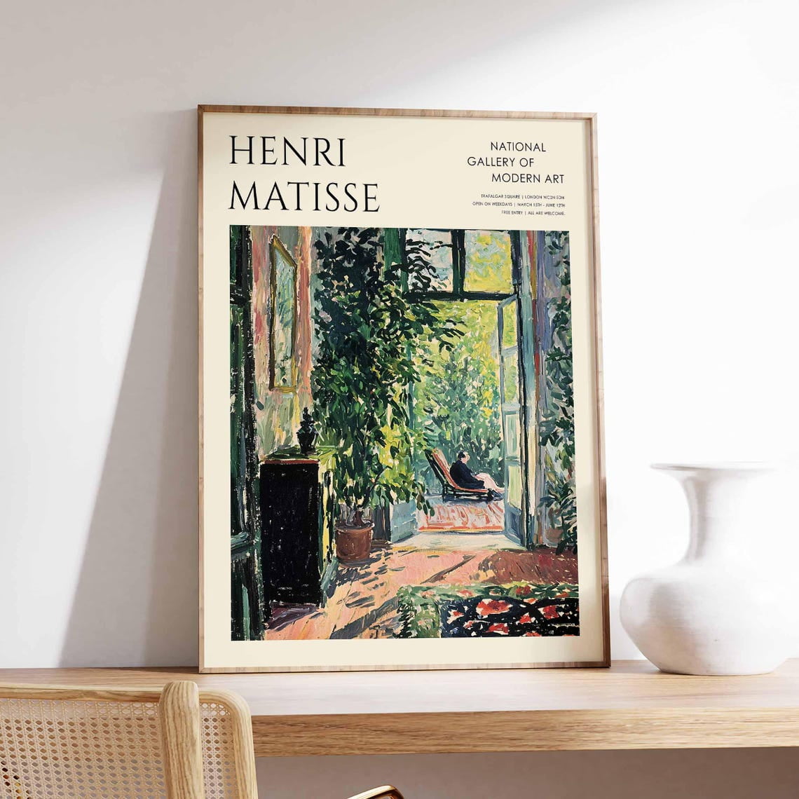 Henri Matisse Poster, The Open Window, Matisse Decor, Floral Wall Art ...