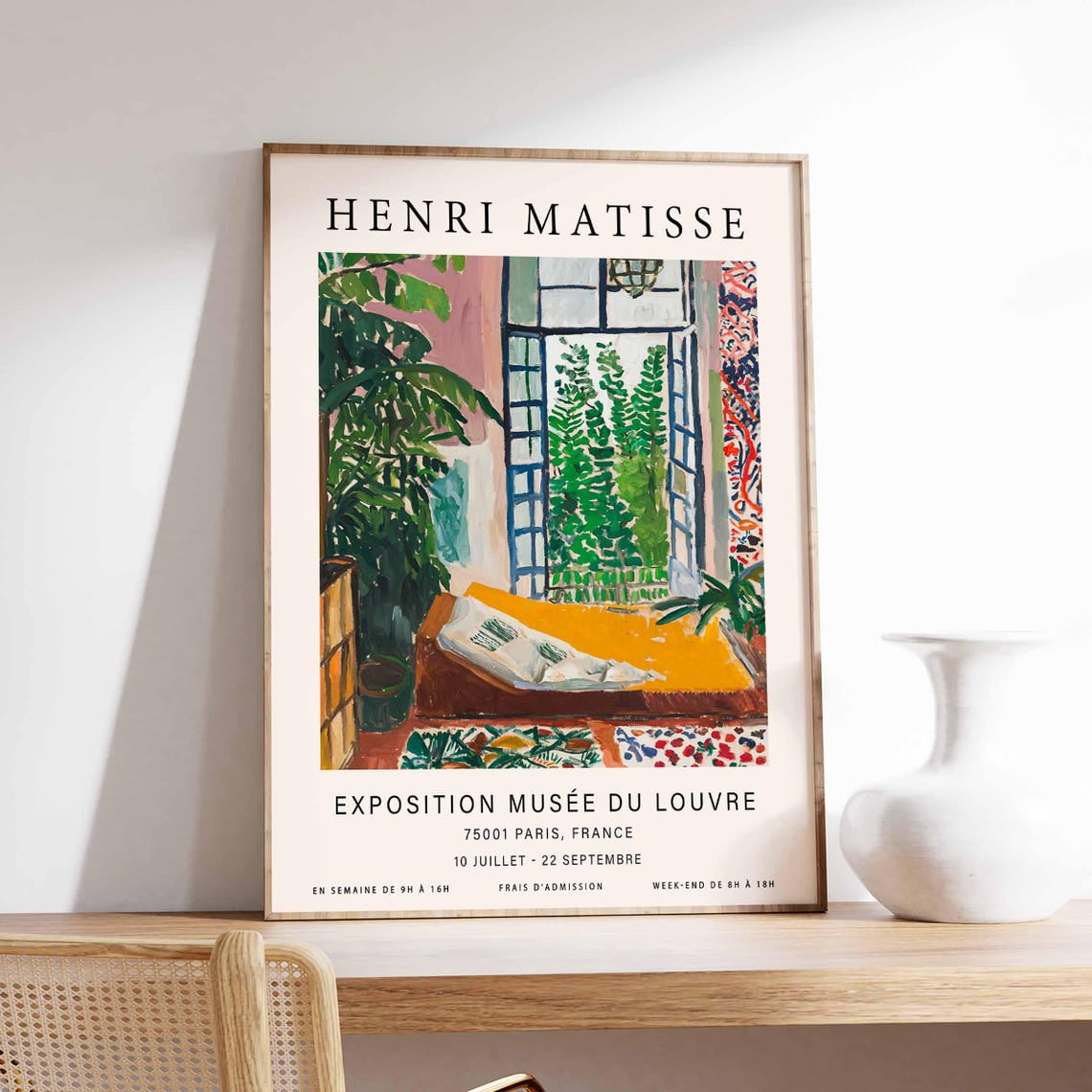 Henri Matisse Poster, The Open Window, Matisse Decor, Floral Wall Art ...