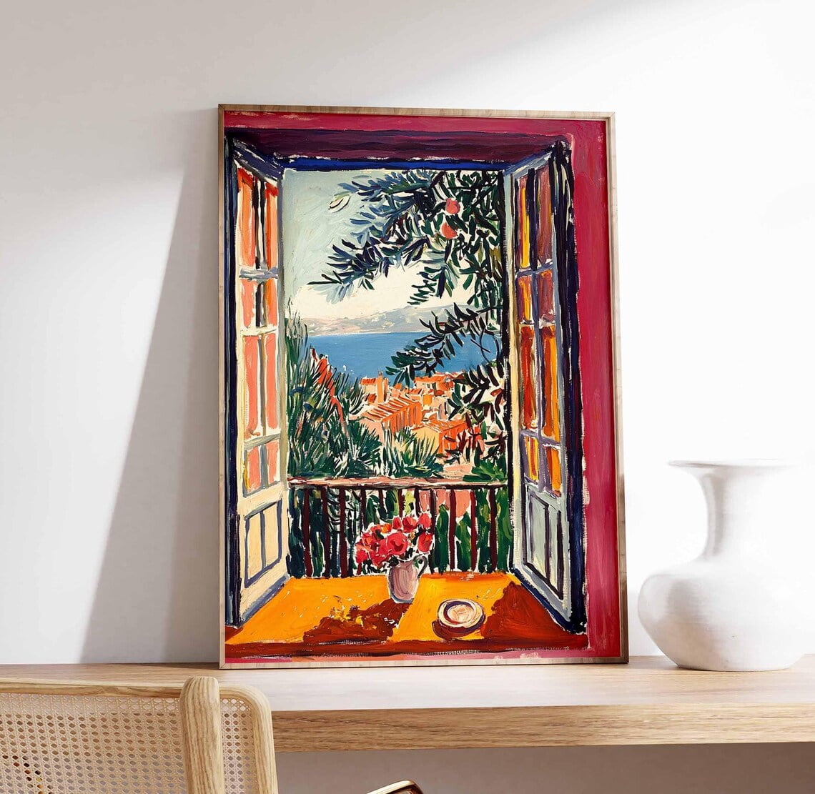 Henri Matisse Poster, The Open Window, Matisse Floral Print, Henri ...