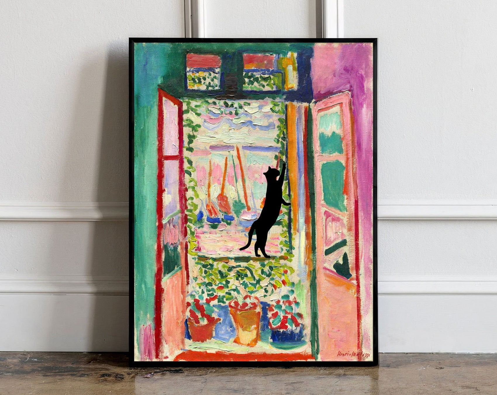 Henri Matisse Poster, Open window poster, Matisse Wall art, Henri ...