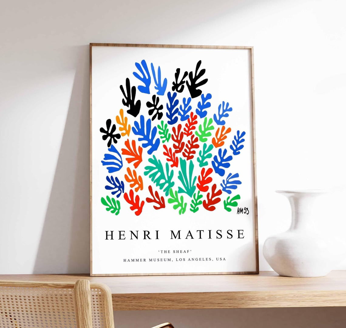 Henri Matisse Poster, The Sheaf, Matisse Floral Print, Henri Matisse ...
