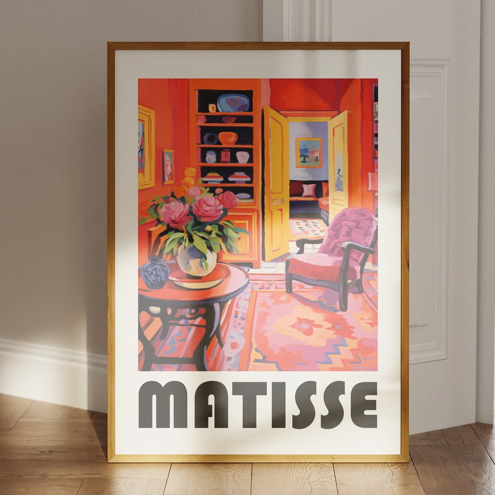 Henri Matisse Poster - The Red Studio - High-Quality Poster As Henri ...