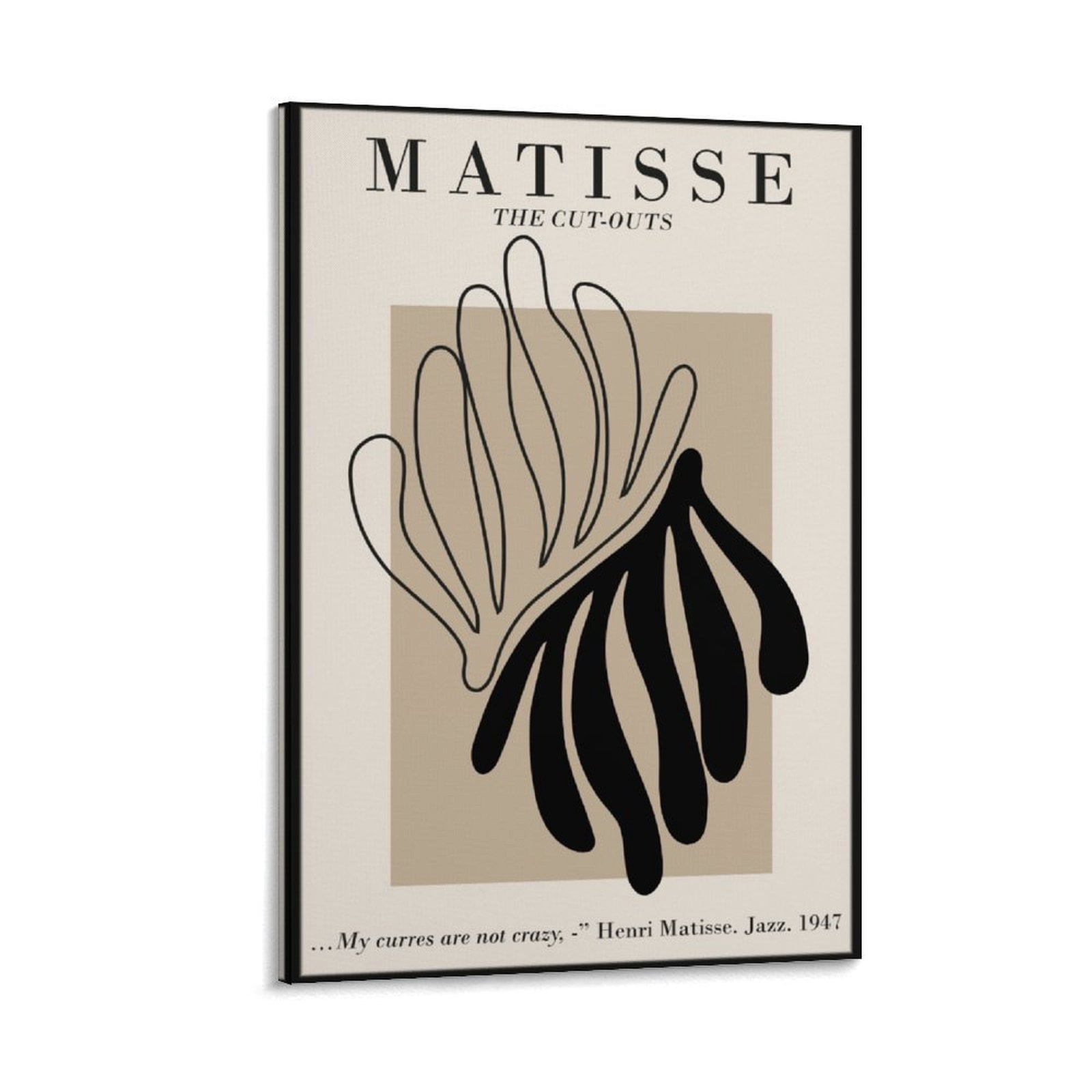 Henri Matisse Posters Multicolored Abstract Leaf Room Aesthetic Poster ...