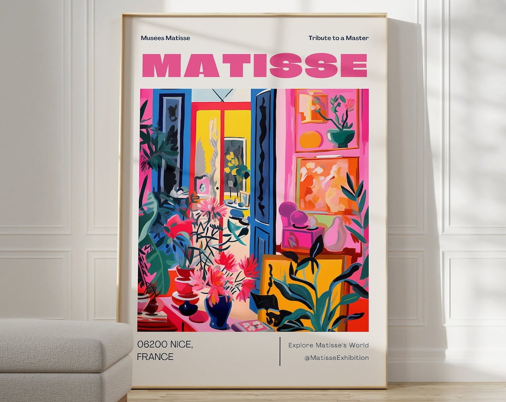 Henri Matisse Print - Aesthetic Matisse Poster For Modern Gallery ...