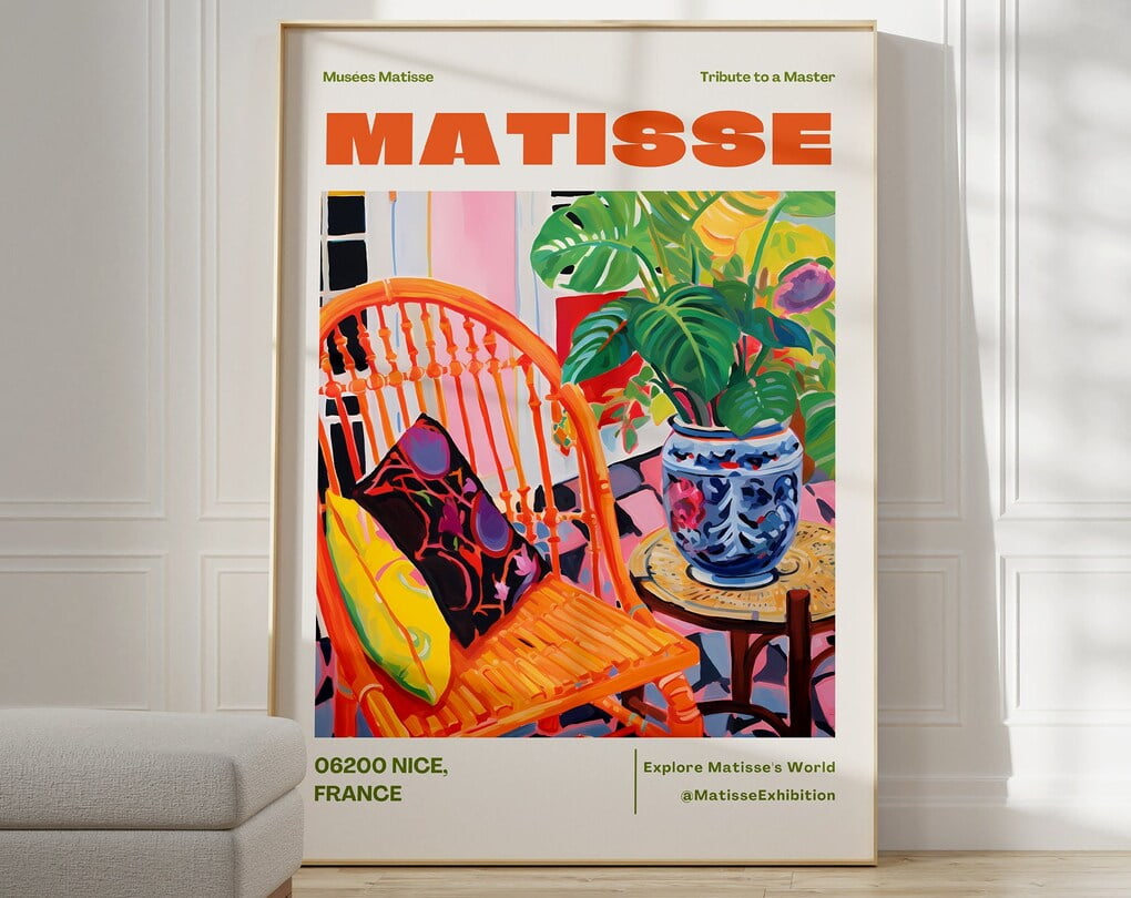 Henri Matisse Print - Aesthetic Matisse Poster For Modern Gallery ...