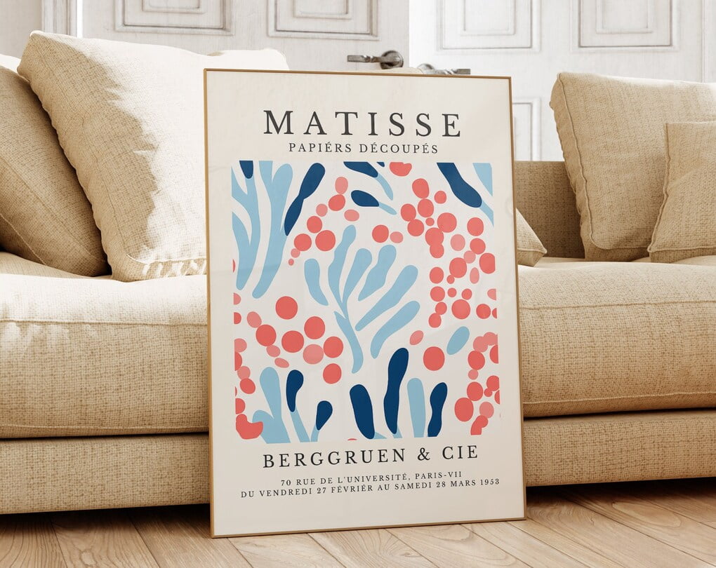 Henri Matisse Print - Aesthetic Matisse Poster For Modern Gallery ...