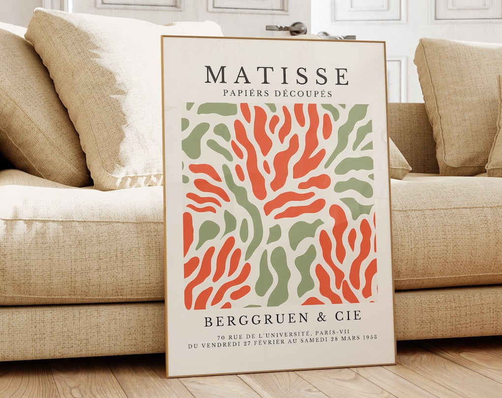 Henri Matisse Print - Aesthetic Matisse Poster For Modern Gallery ...