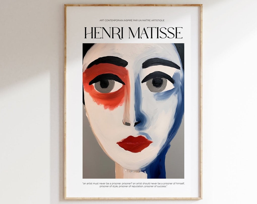 Henri Matisse Print - Aesthetic Matisse Poster For Modern Gallery ...