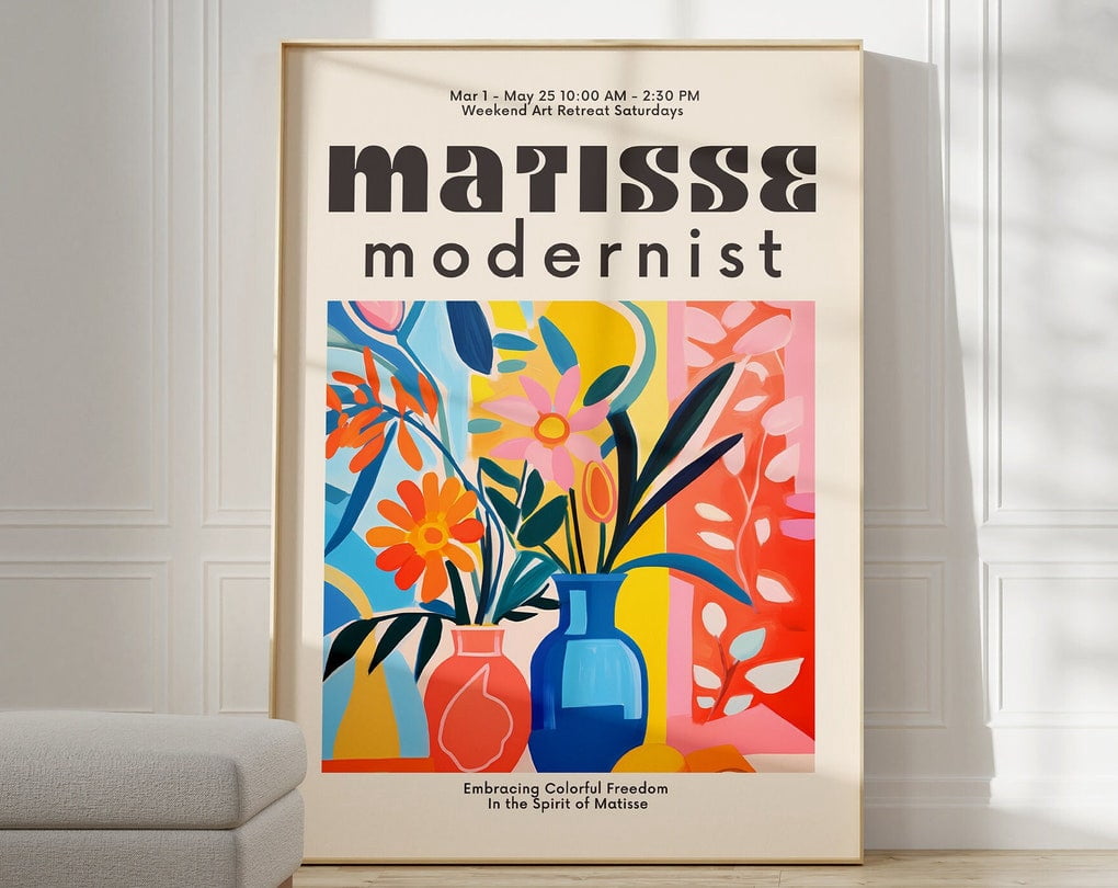 Henri Matisse Print - Colorful Wall Art, Aesthetic Room Decor, Matisse ...