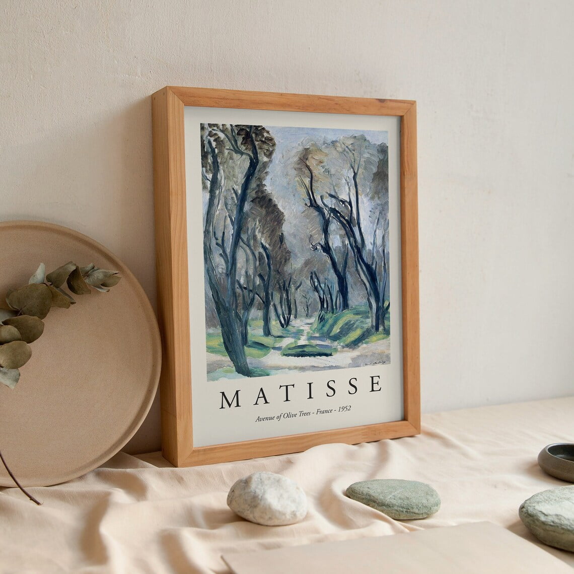 Henri Matisse Print, Henri Matisse Avenue Of Olive Trees Painting, Mid ...