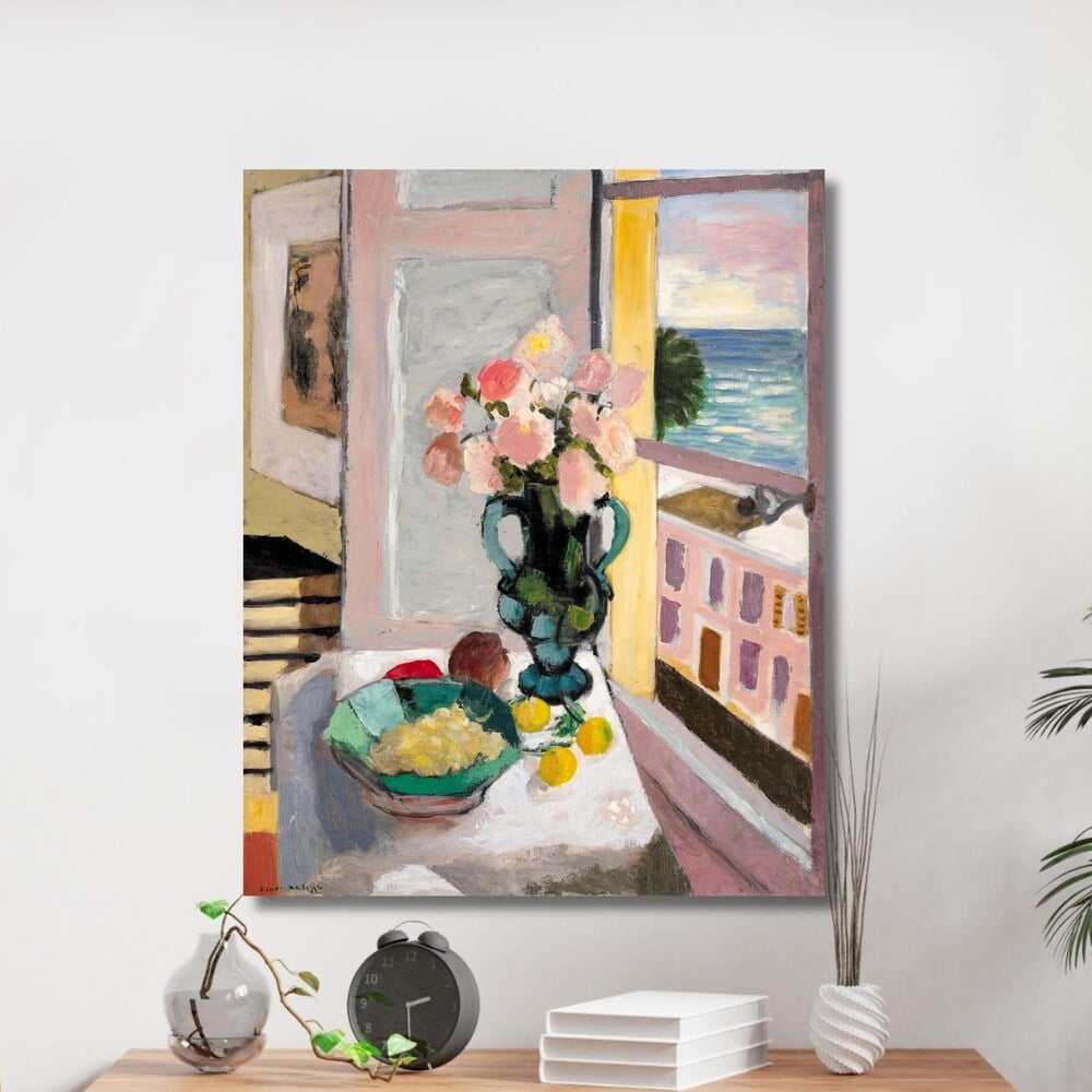 Henri Matisse Safrano Roses By The Window 1925 Oil Painting, Henri ...