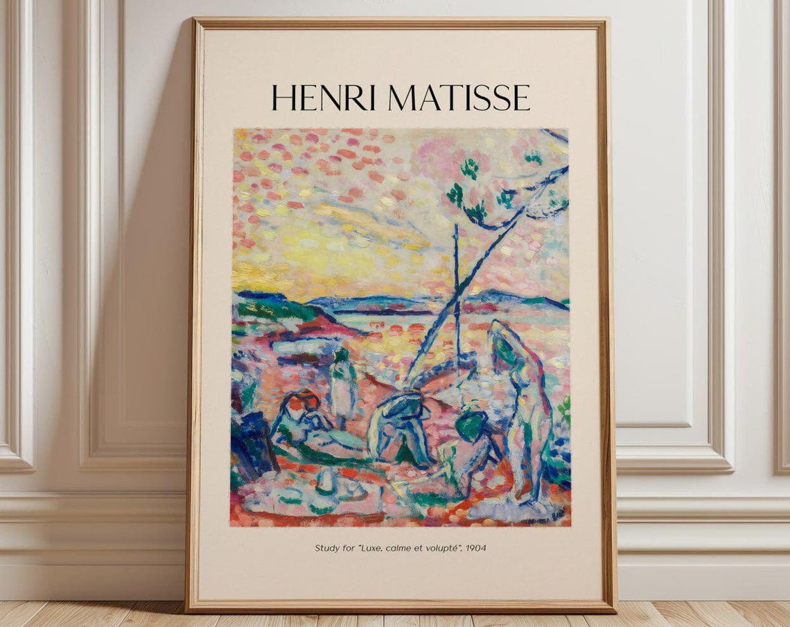 Henri Matisse - Study For "Luxe, Calme Et Volupte" 1904 Wall Art ...
