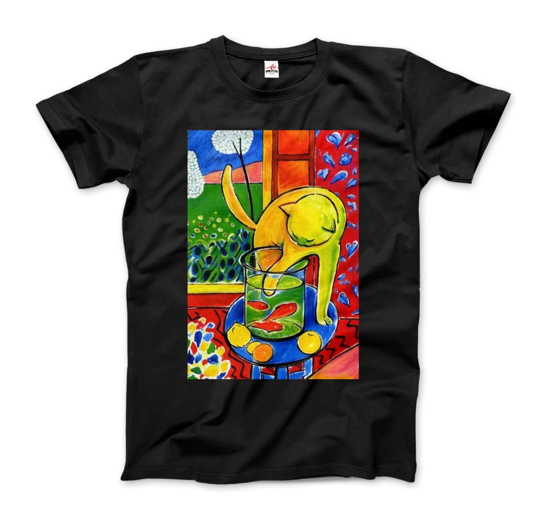 Henri Matisse The Cat With Red Fishes 1914 Artwork T-Shirt - Walmart.com