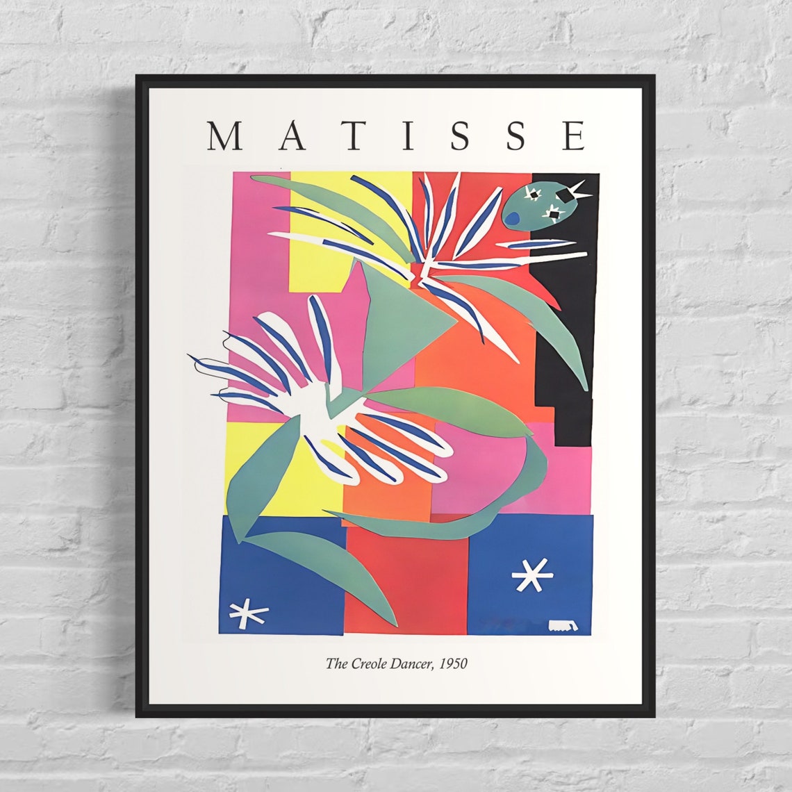 Henri Matisse, The Creole Dancer, 1950, Vintage Gallery Wall Art ...