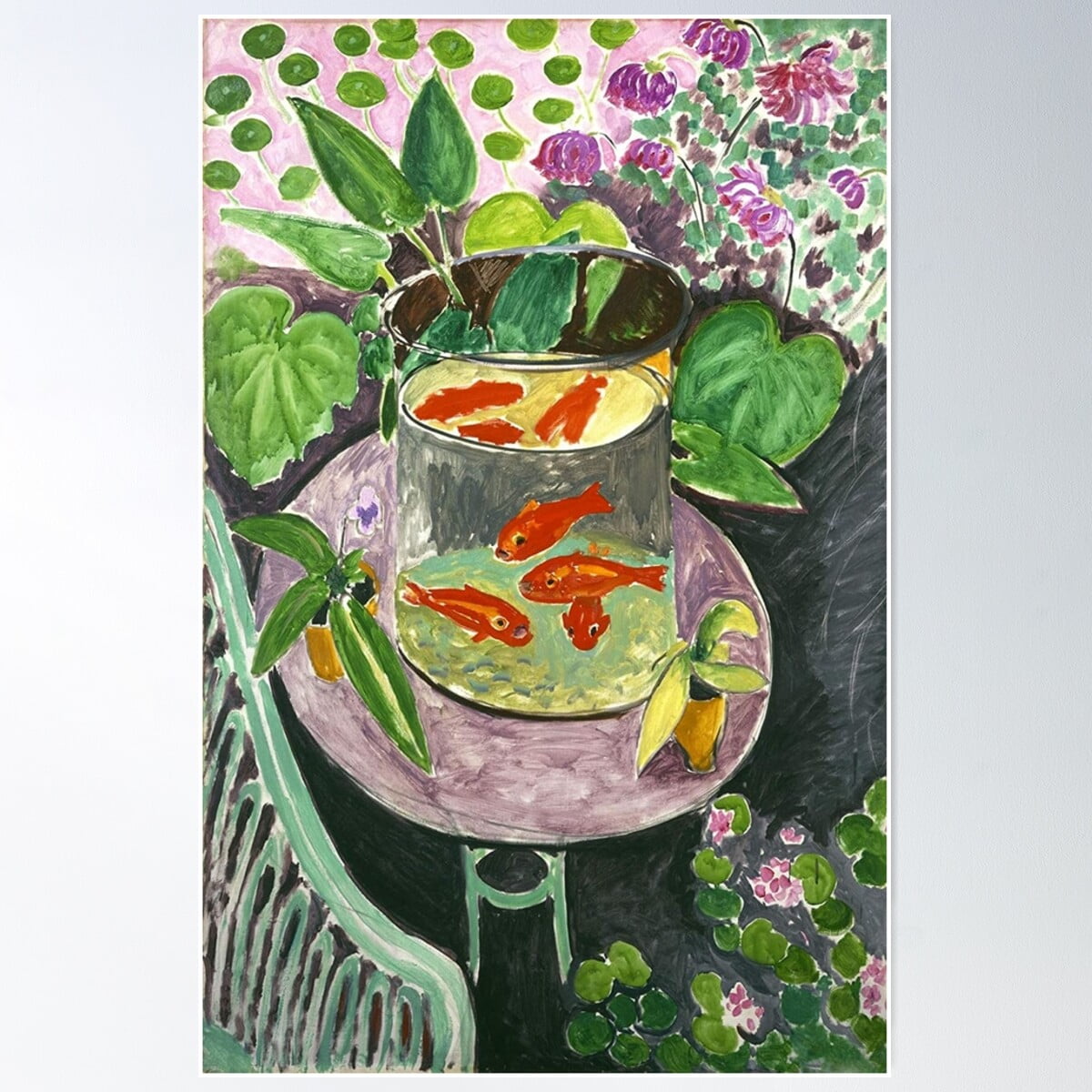 Henri Matisse - The Goldfish Poster Wall Art, Modern Wall Decor For ...