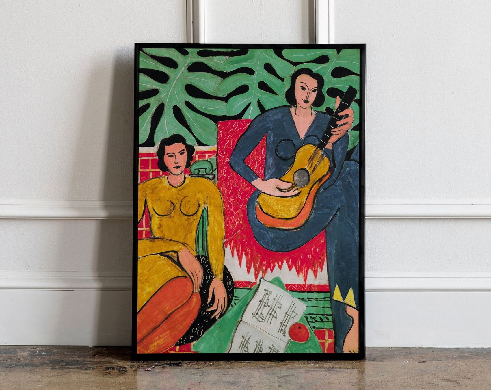 Henri Matisse The Music Poster, Henri Matisse Wall art, Henri Matisse ...