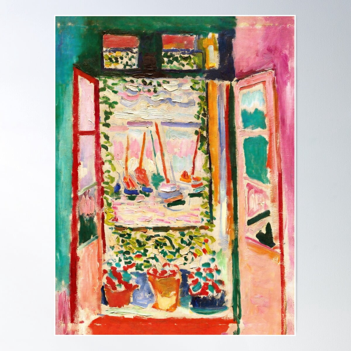 Henri Matisse - The Open Window, Collioure France 1905 Hd Poster Wall ...