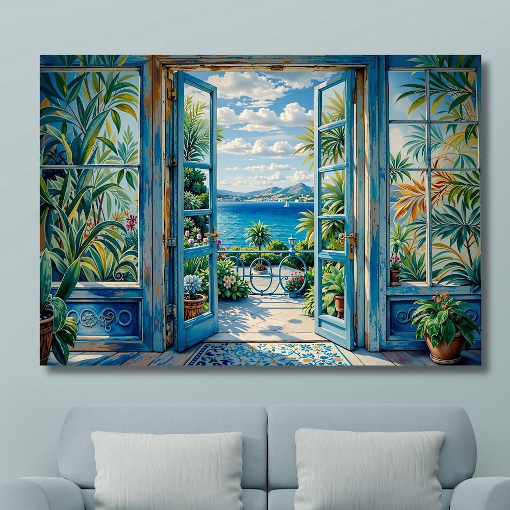 Henri Matisse The Open Window View Painting Poster Wall Art Henri ...