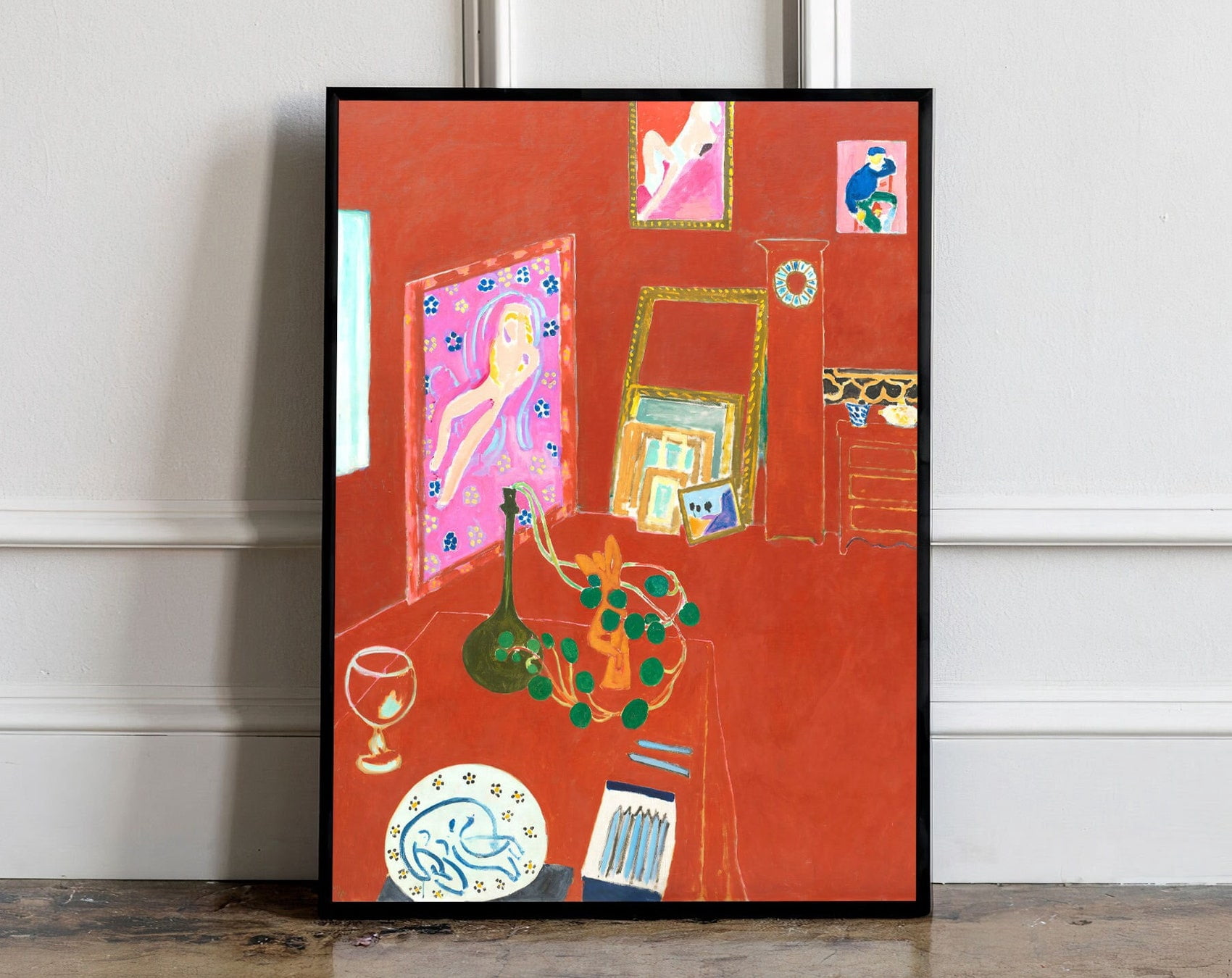 Henri Matisse The Red Studio Poster, Henri Matisse Wall art, Henri ...