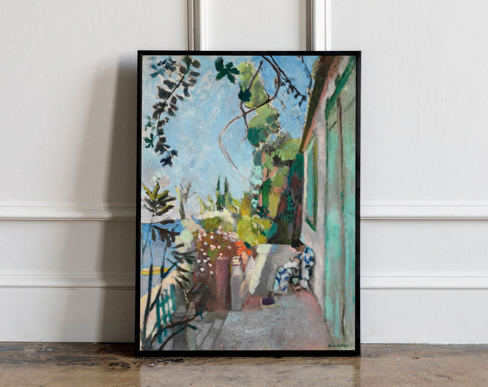 Henri Matisse The Terrace Saint-Tropez Poster, Henri Matisse Wall art ...