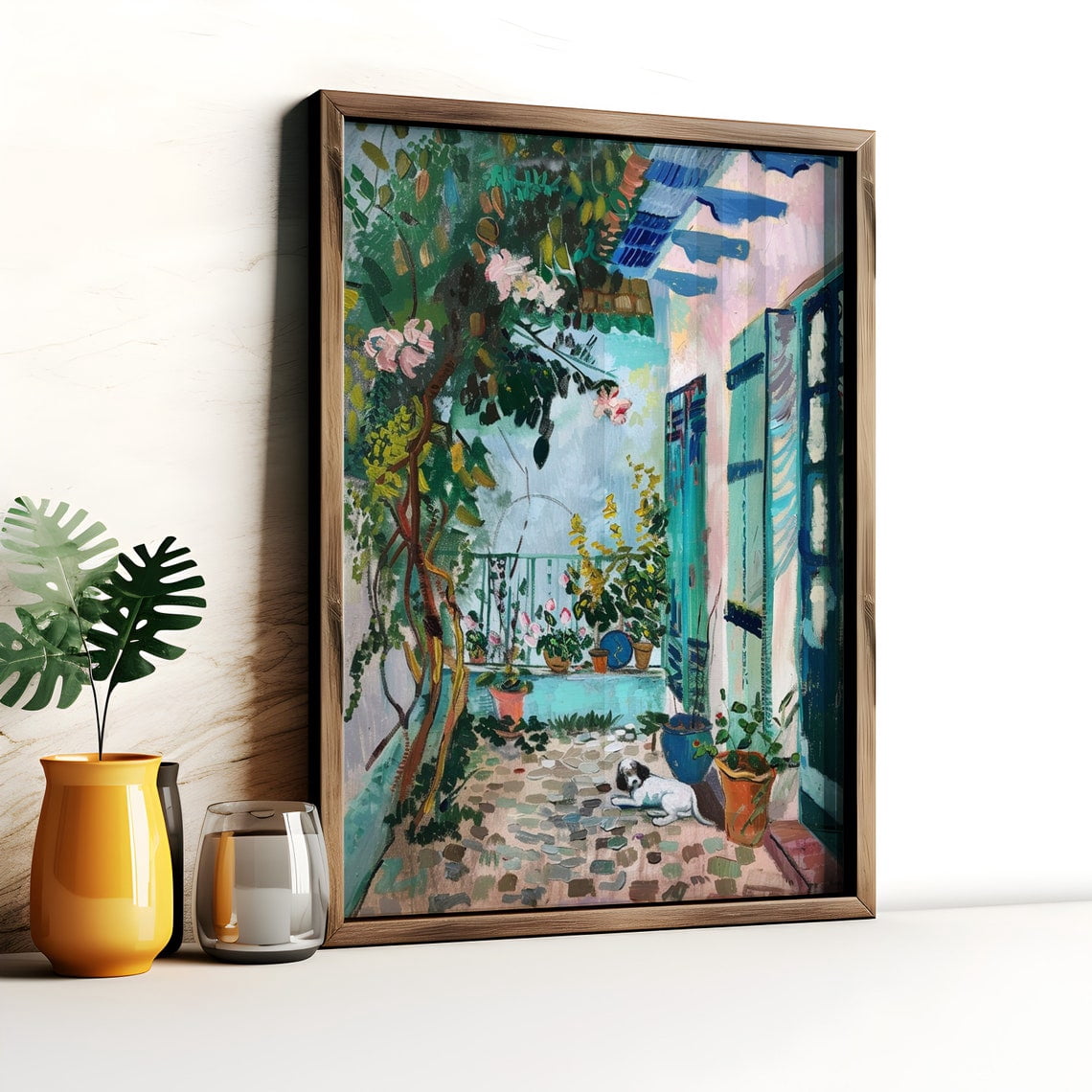 Henri Matisse "The Terrace, St. Tropez" Art Print - Tropical French ...