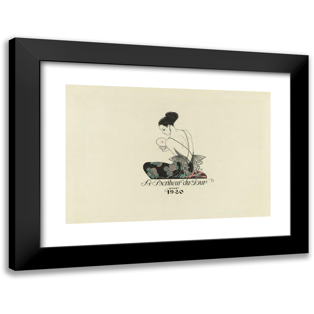 Henri Reidel 14x11 Black Modern Framed Museum Art Print Titled - The ...