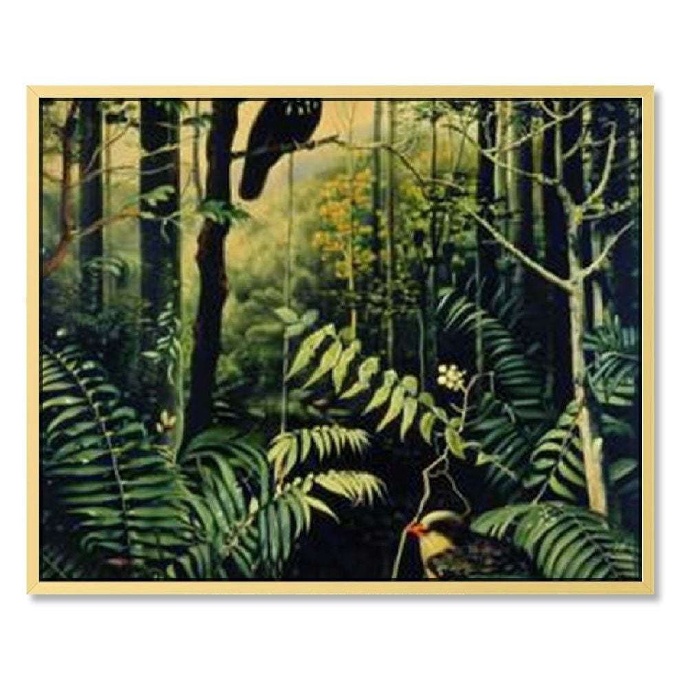 Henri Rousseau Canvas Print Wall Art - The Merry Jesters Poster - Naive ...