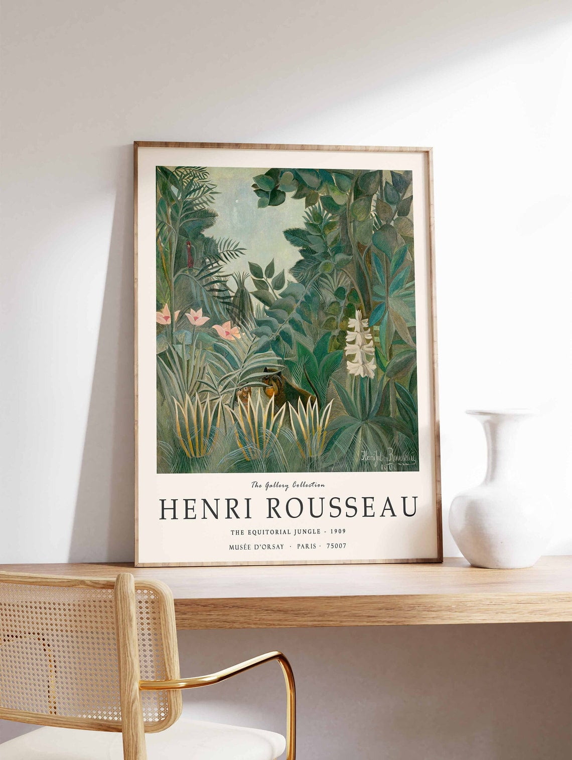 Henri Rousseau Poster, The Equatorial Jungle, Henri Rousseau Print ...